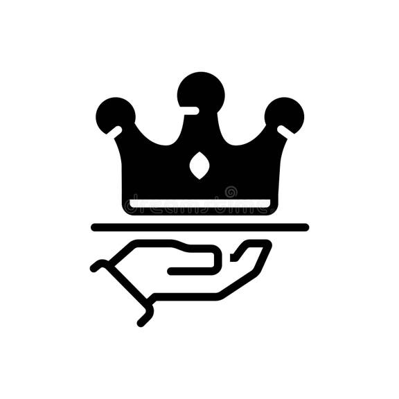 Black Solid Icon for Superior, Preferable and Privilege Stock ...