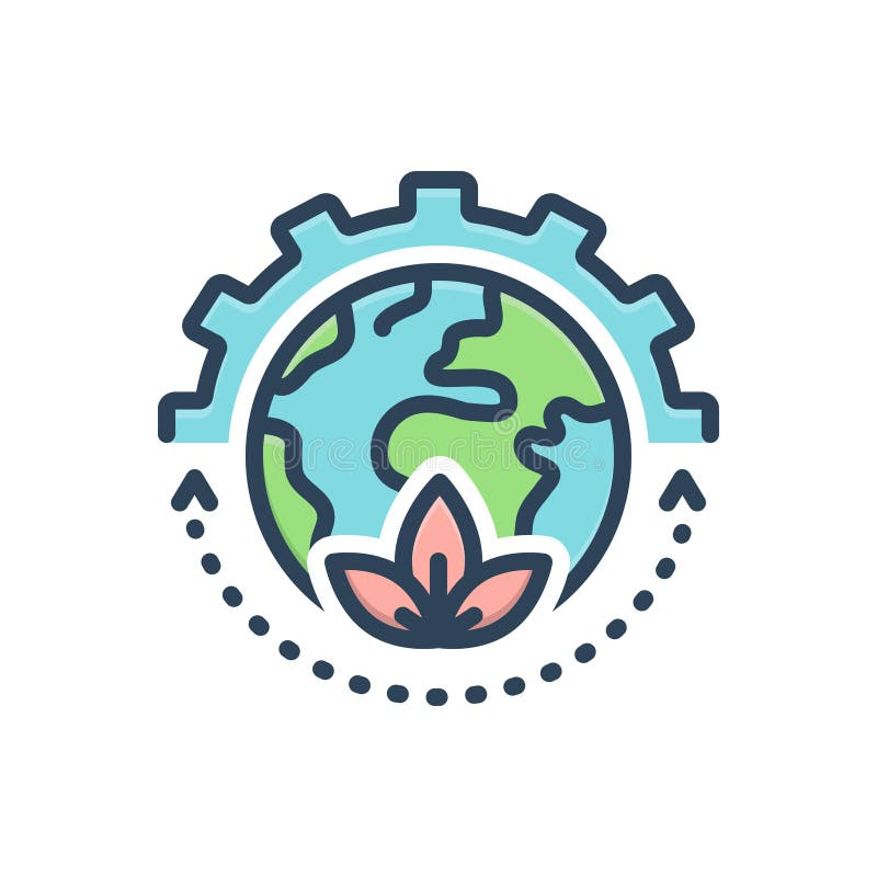 Color Illustration Icon for Sustain, Keep and Continue Stock ...