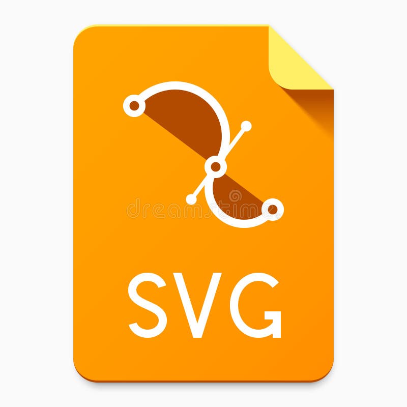SVG Flat Style File Type Pictogram Stock Vector - Illustration of ...