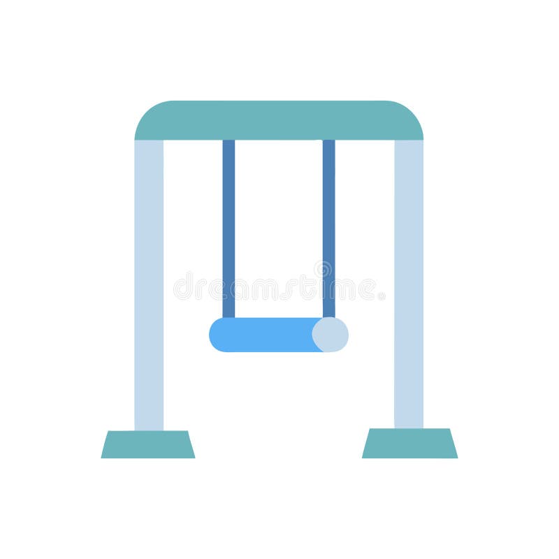 Icon for Swings on Playgrounds Stock Vector - Illustration of design ...