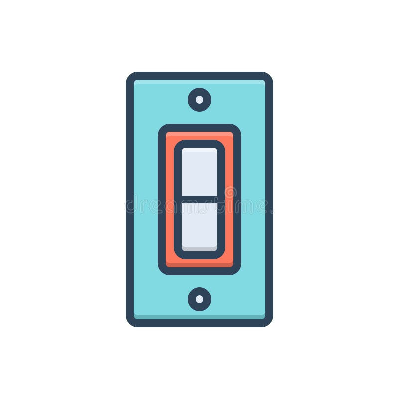 Color Illustration Icon for Switch, Control and Circuit Stock Vector ...