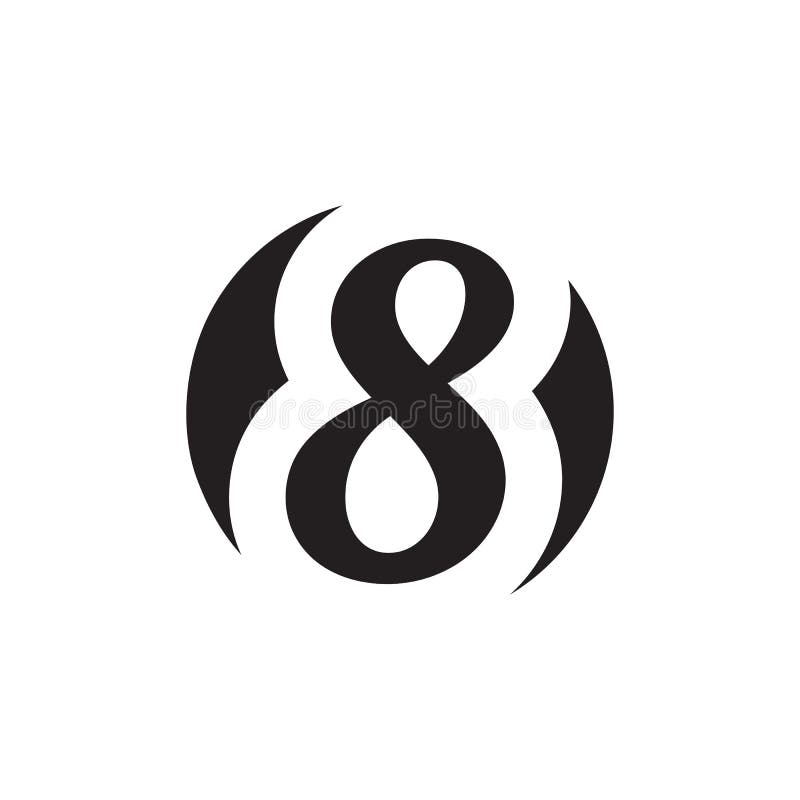 8 Icon Symbol Design Vector Stock Vector - Illustration of element ...