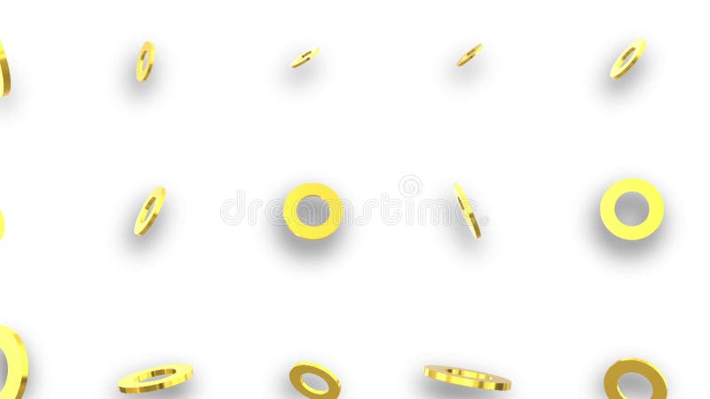 Icon Symbol Gold Loop Animation Background Stock Video - Video of light ...