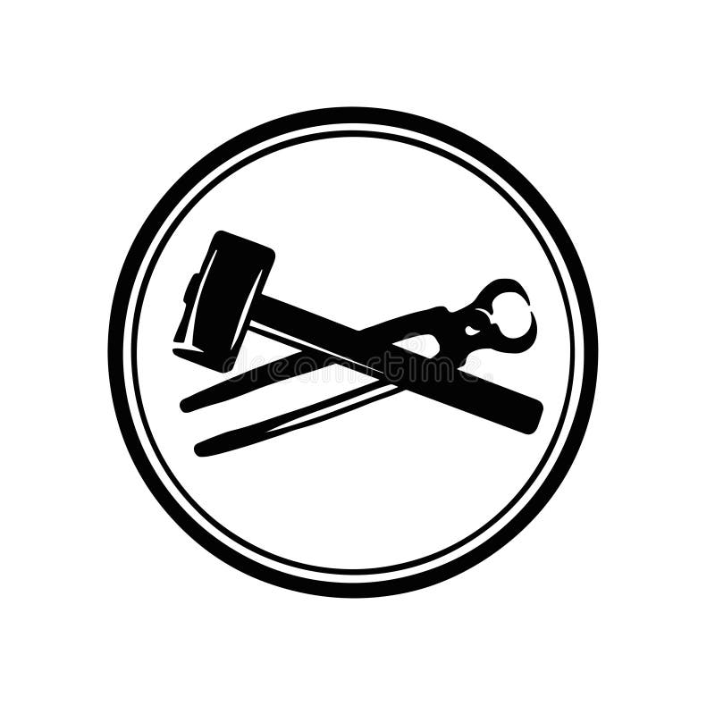 Icon Symbol Monochrome Tools for Working with Metal, Forging, Jewelry ...