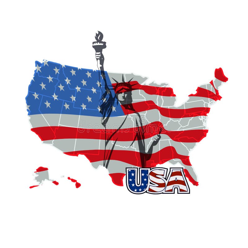 Icon Symbol Northern America Vector Illustration Stock Vector ...