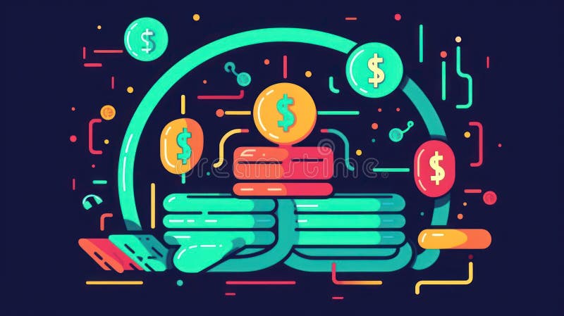 A Big Data Salary Icon Representing the Competitive Salaries Offered To ...