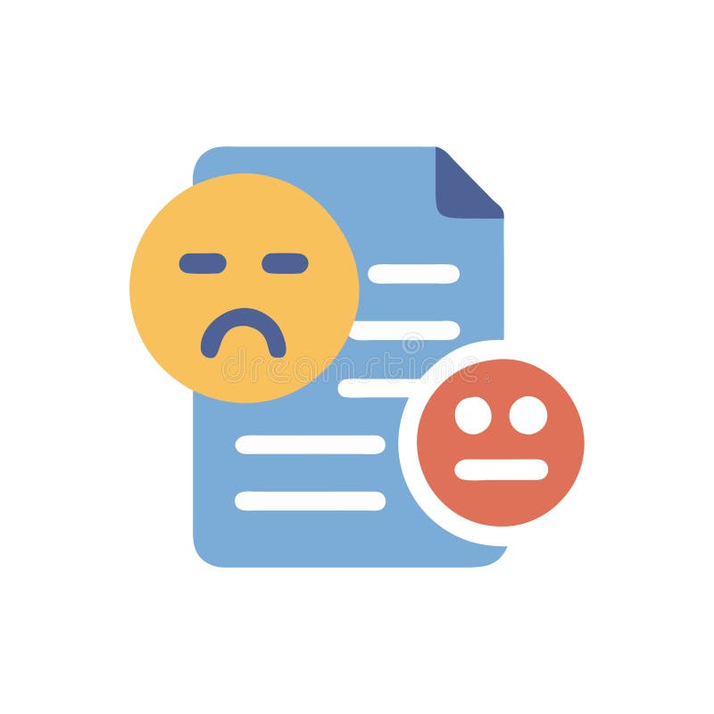 Icon of Customer Feedback Resolution Stock Photo - Illustration of ...