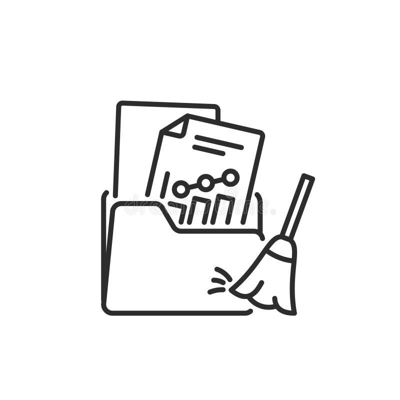 Icon Symbolizing Data Analysis and Organization, Highlighting the ...