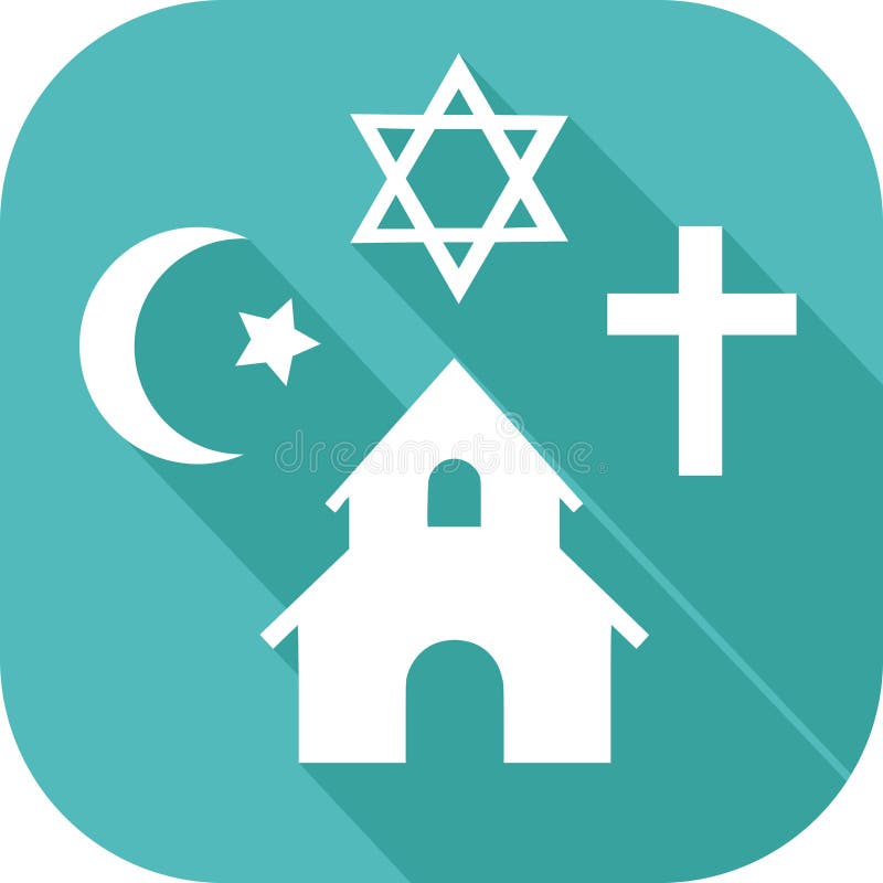 Icon of Different Religions Stock Vector - Illustration of christian ...