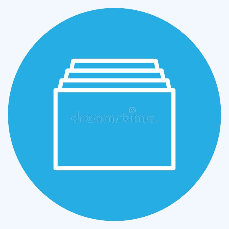 Icon Tabs. Suitable for Web Interface Symbol. Blue Eyes Style. Simple ...