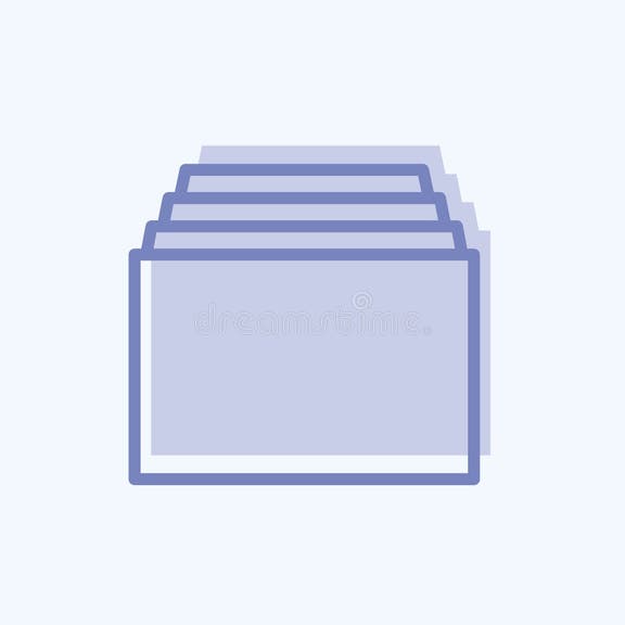 Icon Tabs. Suitable for Web Interface Symbol. Two Tone Style. Simple ...
