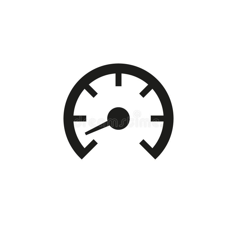 Icon of the Tachometer. Simple Vector Illustration Stock Vector ...