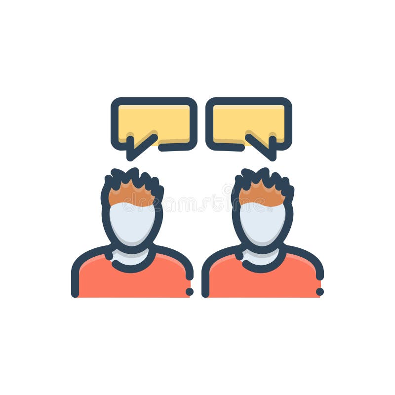 No Communication, Conversation Icon. Simple Glyph, Flat Vector Of ...