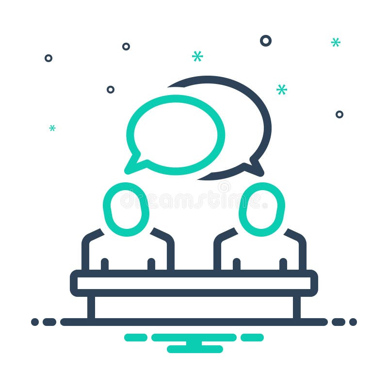 Mix Icon for Talking, Speaking and Communication Stock Vector ...