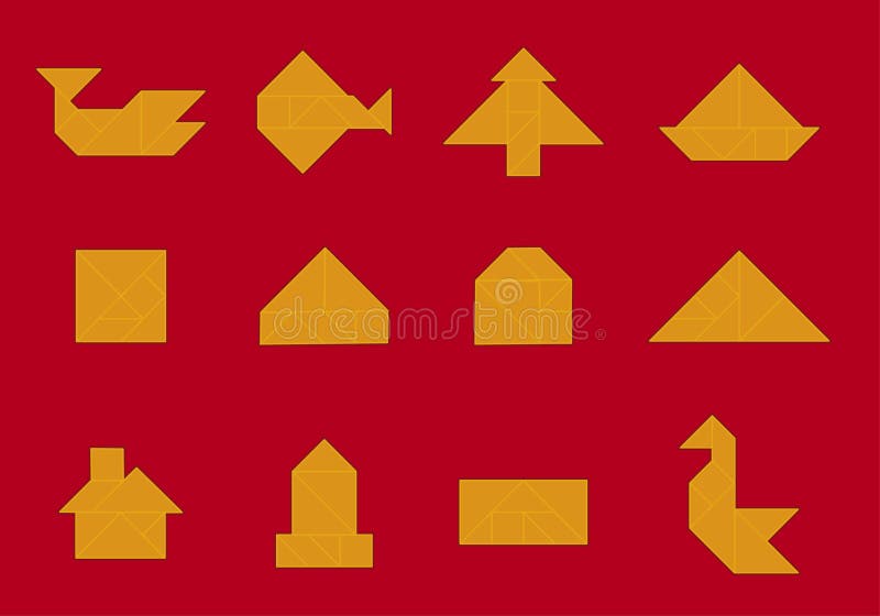 Tangram Puzzle Stock Illustrations – 651 Tangram Puzzle Stock ...