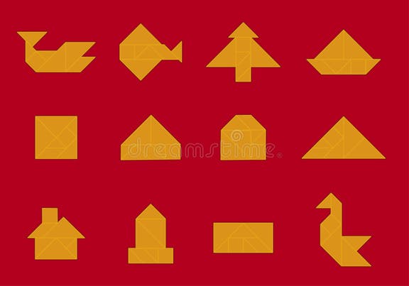 Tangram Puzzle Stock Illustrations – 651 Tangram Puzzle Stock ...