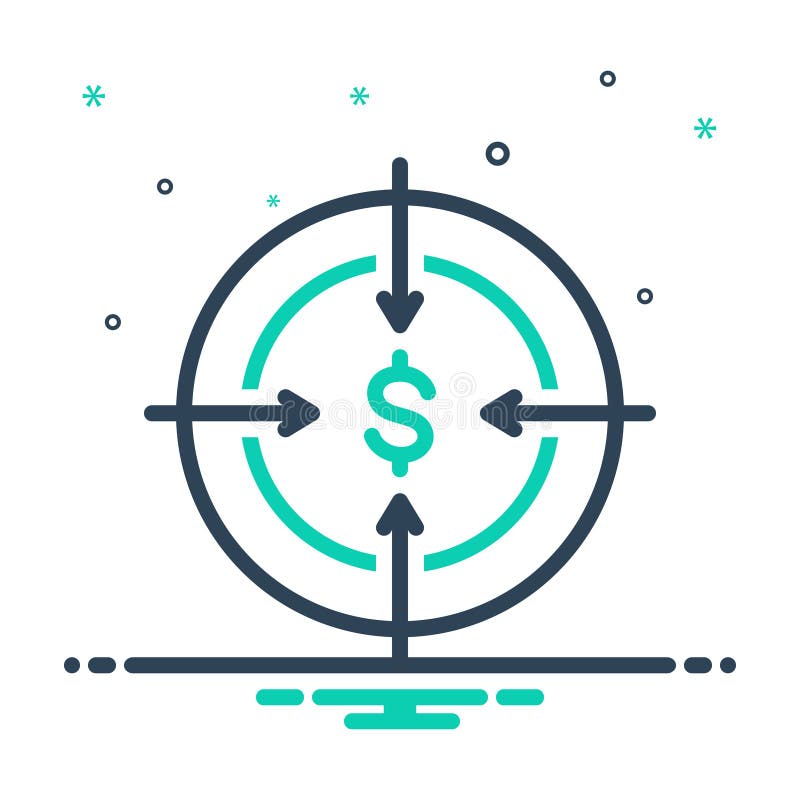 Mix Icon for Intention, Motive and Desire Stock Vector - Illustration ...