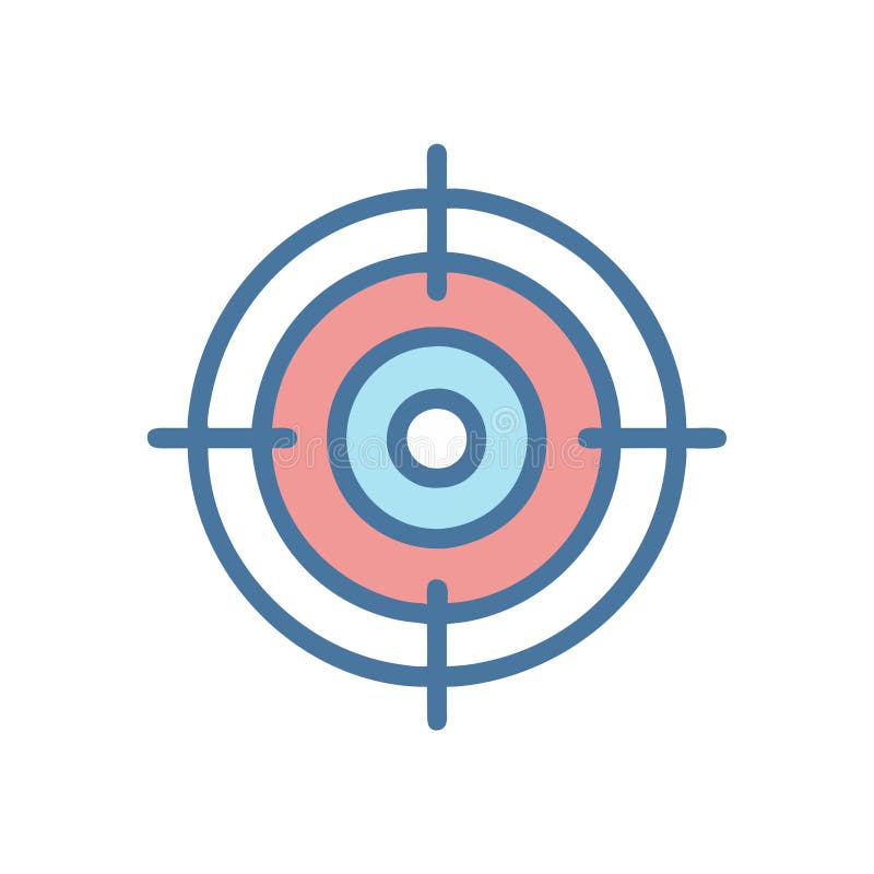 Icon for Targeting and Measurement Stock Image - Illustration of growth ...