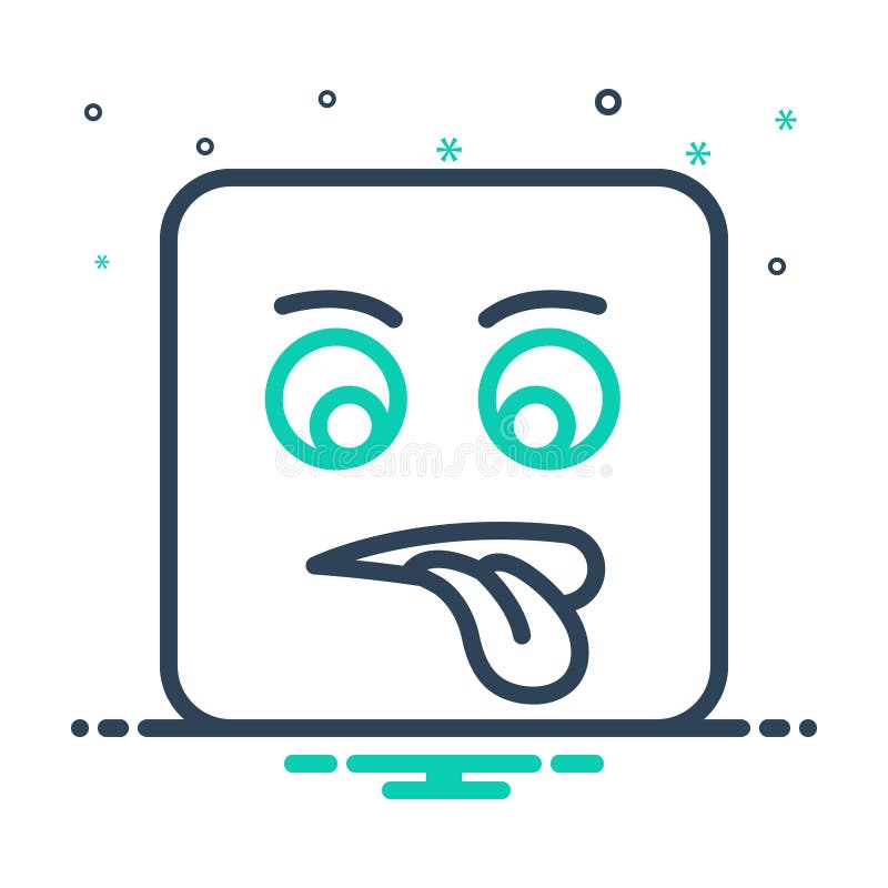 Mix Icon for Taste, Yum and Delicious Stock Vector - Illustration of ...