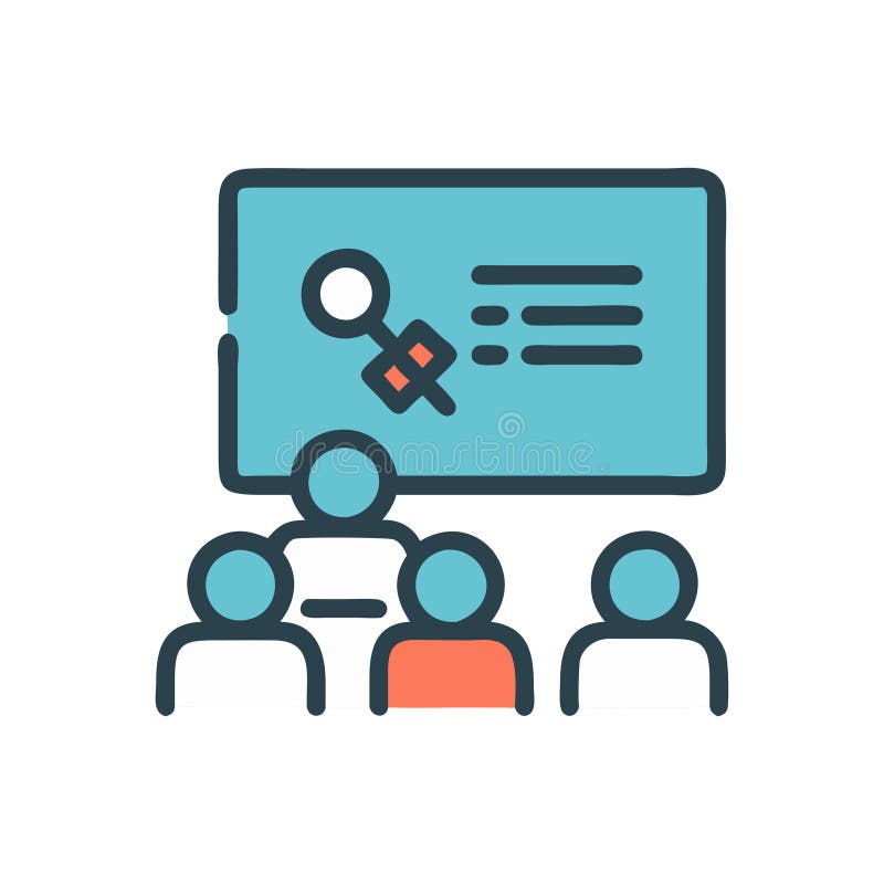 Icon for Teaching Symbols and Education Stock Vector - Illustration of ...