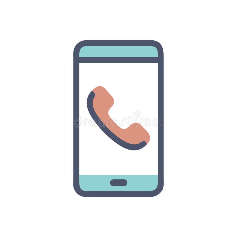 Icon for Telephone Communication Stock Image - Illustration of ...