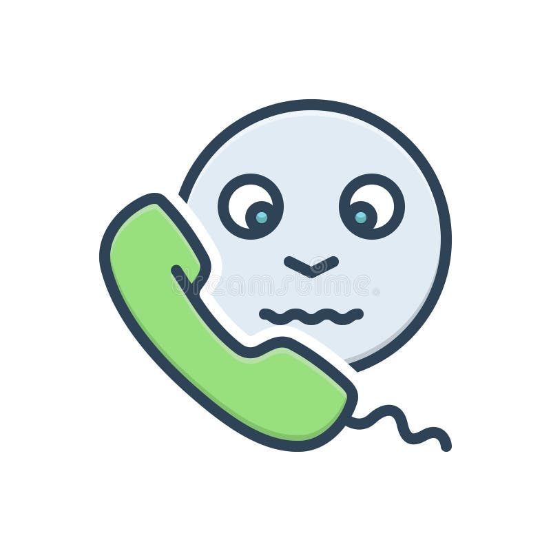 Color Illustration Icon for Tell, Say and Speak Stock Illustration ...