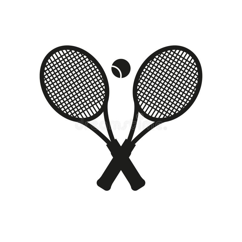 Icon of Tennis. Simple Flat Vector Illustration Stock Vector ...