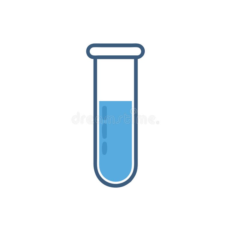 Icon for Test Tubes and Experiments Stock Vector - Illustration of ...