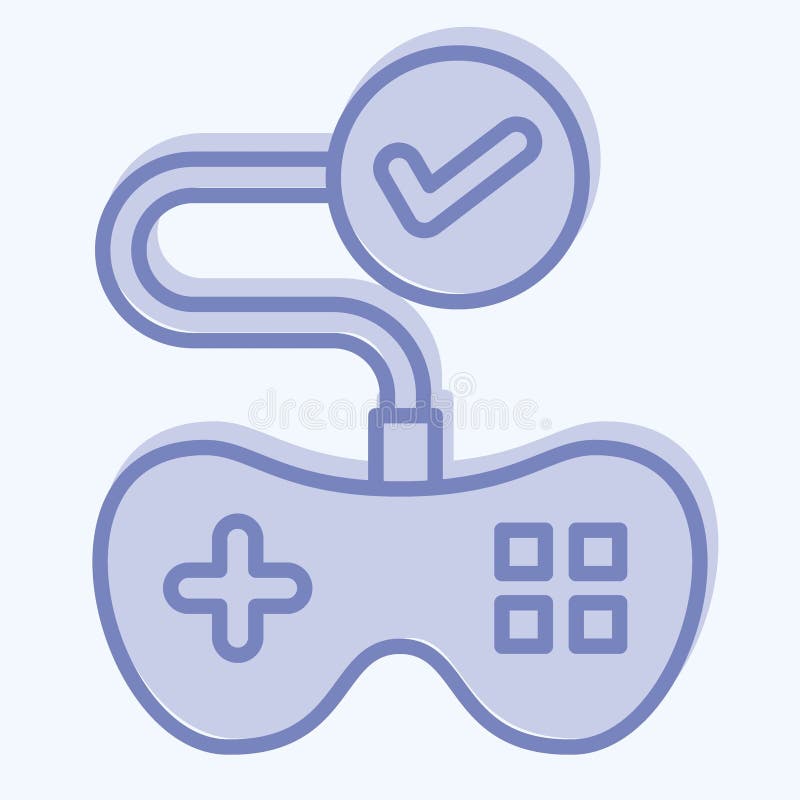 Icon Testing. Related To Art and Media Symbol. Two Tone Style Stock ...