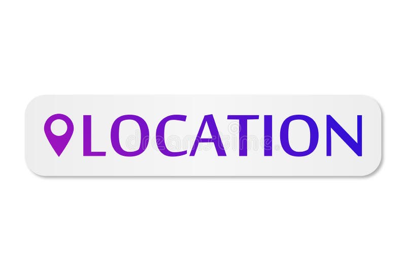 New Location Sticker. New Location Square Isolated Sign Stock Vector ...