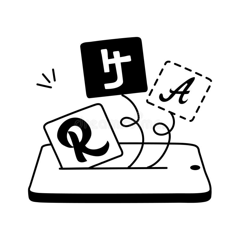 Icon for Text Styling, Ideal for Typography and Creative Designs Stock ...