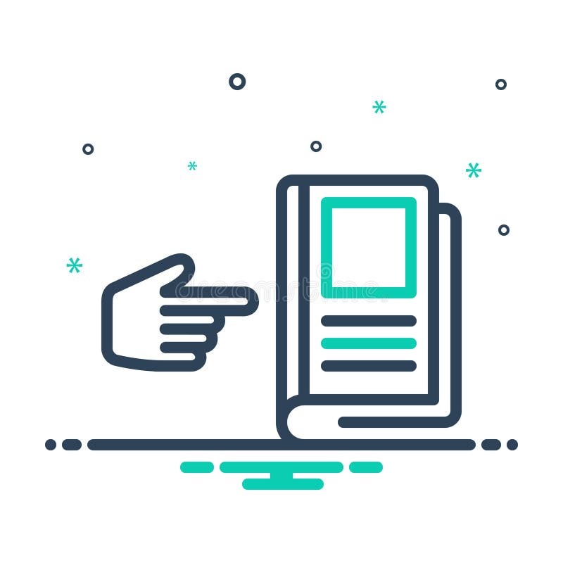 Mix Icon for those, Them and Book Stock Illustration - Illustration of ...