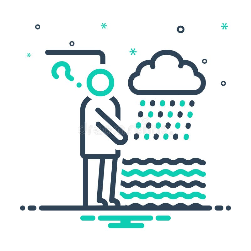 Mix Icon for because, Therefore and since Stock Illustration ...