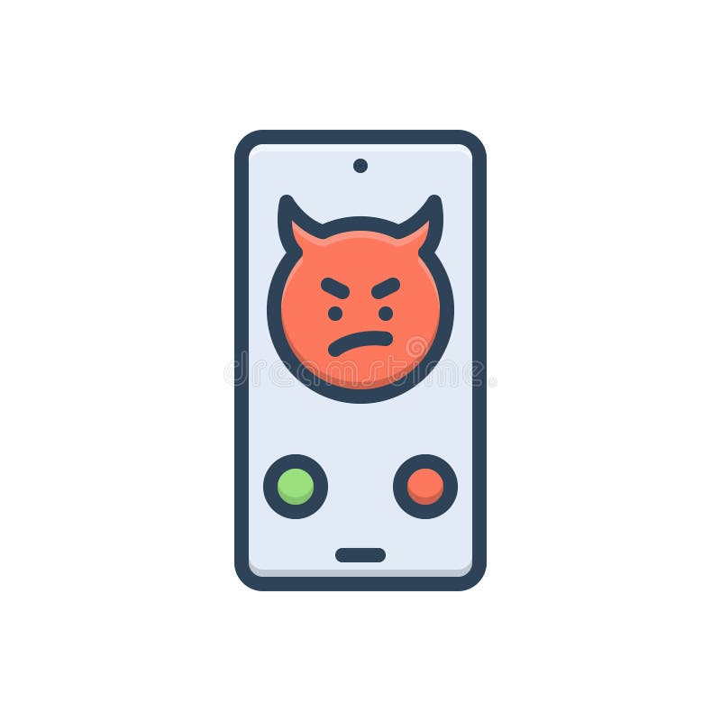 Mix Icon for Threatening, Menacing and Bullying Stock Vector ...