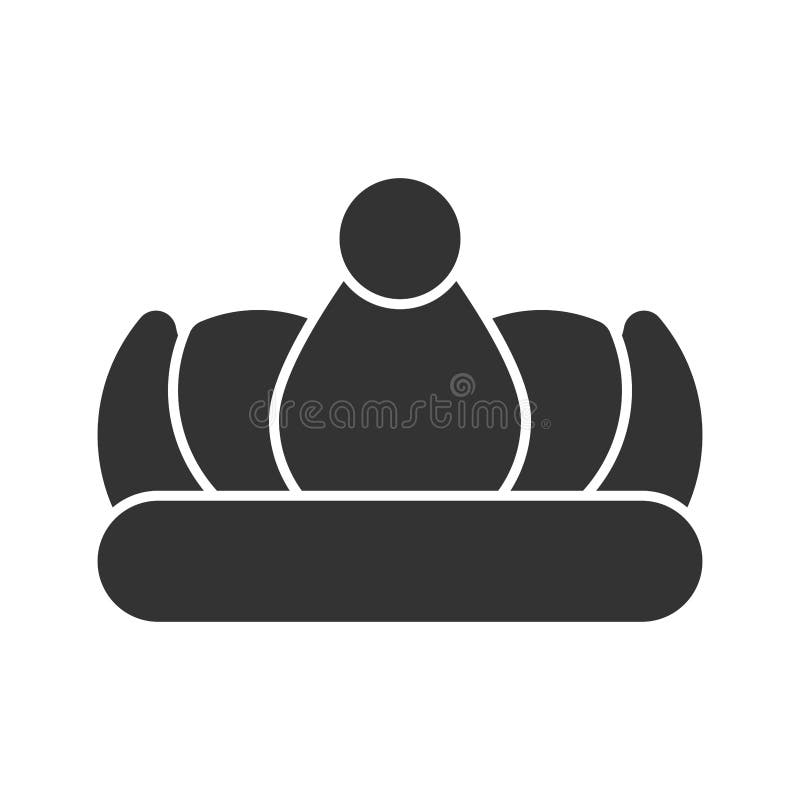 Icon Tiara in Glyph Style. Vector Illustration and Editable Stroke ...