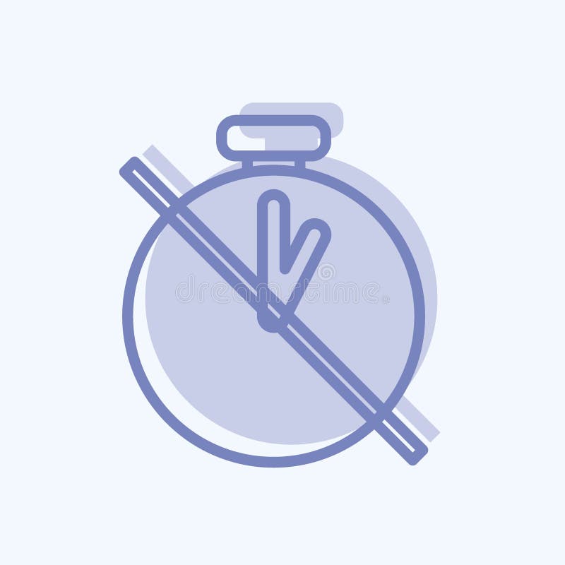 Icon Timer Off. Suitable for Photo Editing Symbol. Two Tone Style ...
