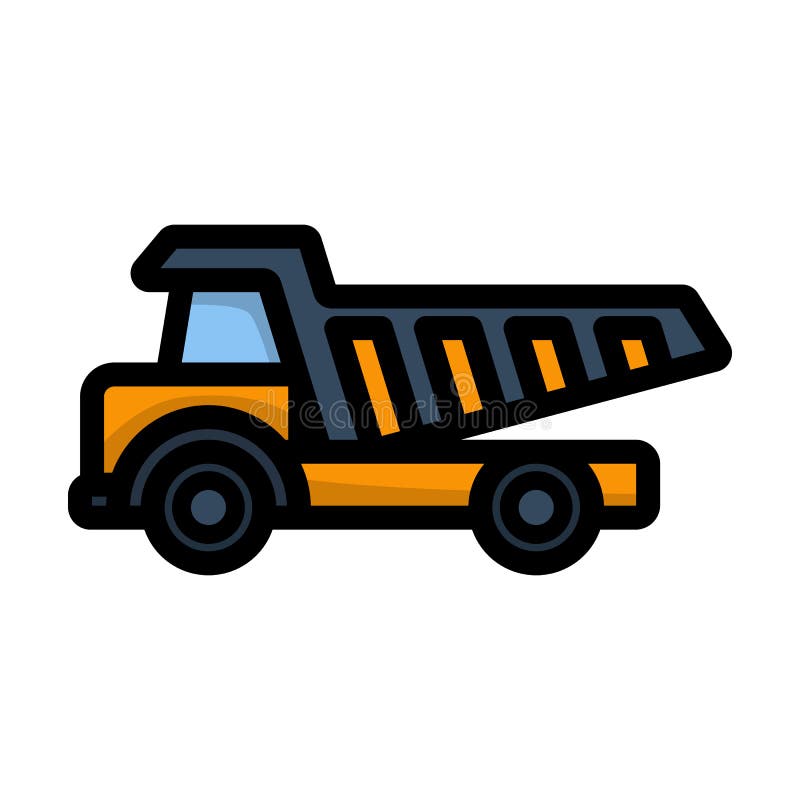 Icon of Tipper stock vector. Illustration of graphic - 215323691