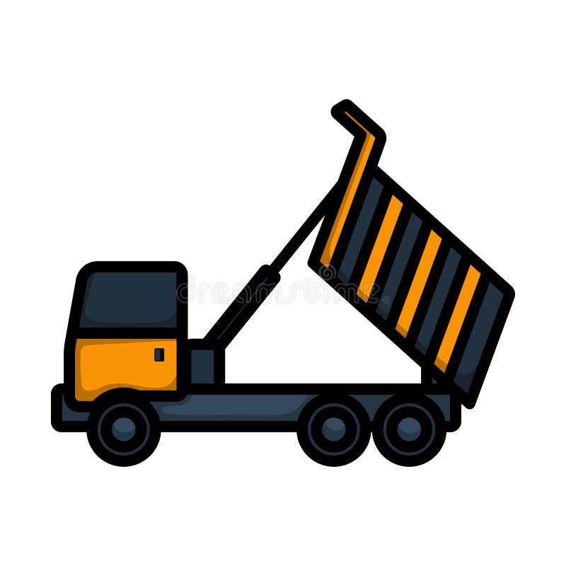 Icon of Tipper stock vector. Illustration of icon, dutytened - 247190572