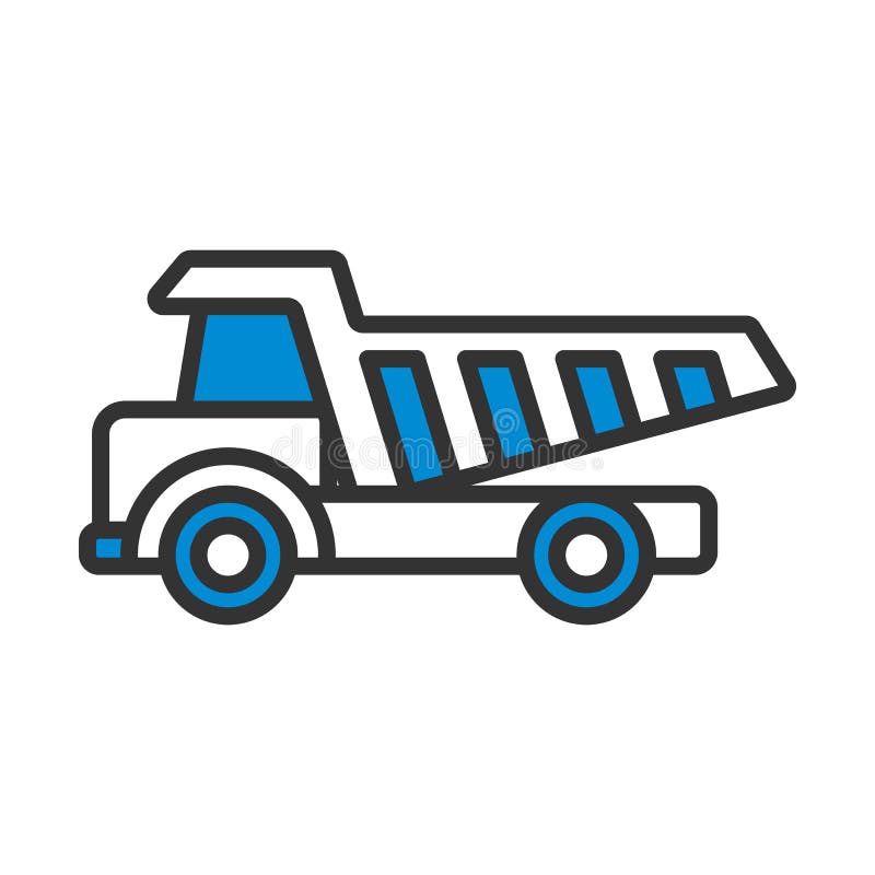 Icon of Tipper stock vector. Illustration of auto, diesel - 254548879