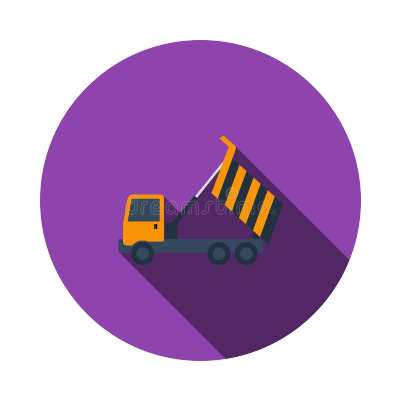 Quarry Tipper Truck Isometric Icon Stock Vector - Illustration of ...
