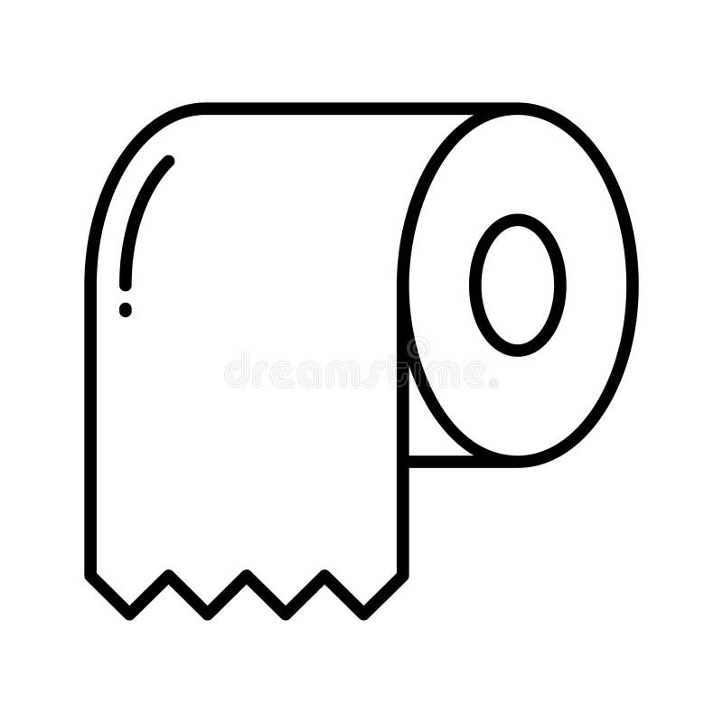 An Icon of Tissue Roll in Trendy Style, Ready To Use Vector Stock ...