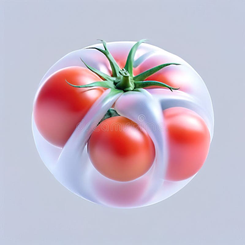 Icon of Tomato, Glossy Glass Style Illustration Stock Illustration ...