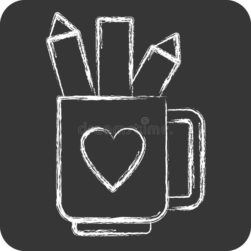 Icon Tools. Related To Post Office Symbol. Chalk Style. Simple Design ...