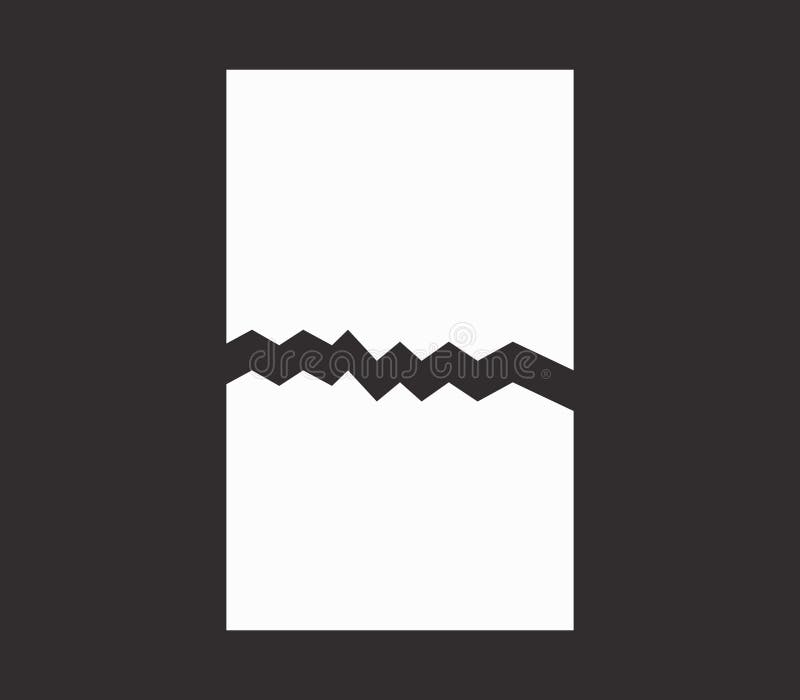 Icon of the Torn Document . Simple Vector Illustration Stock Vector ...