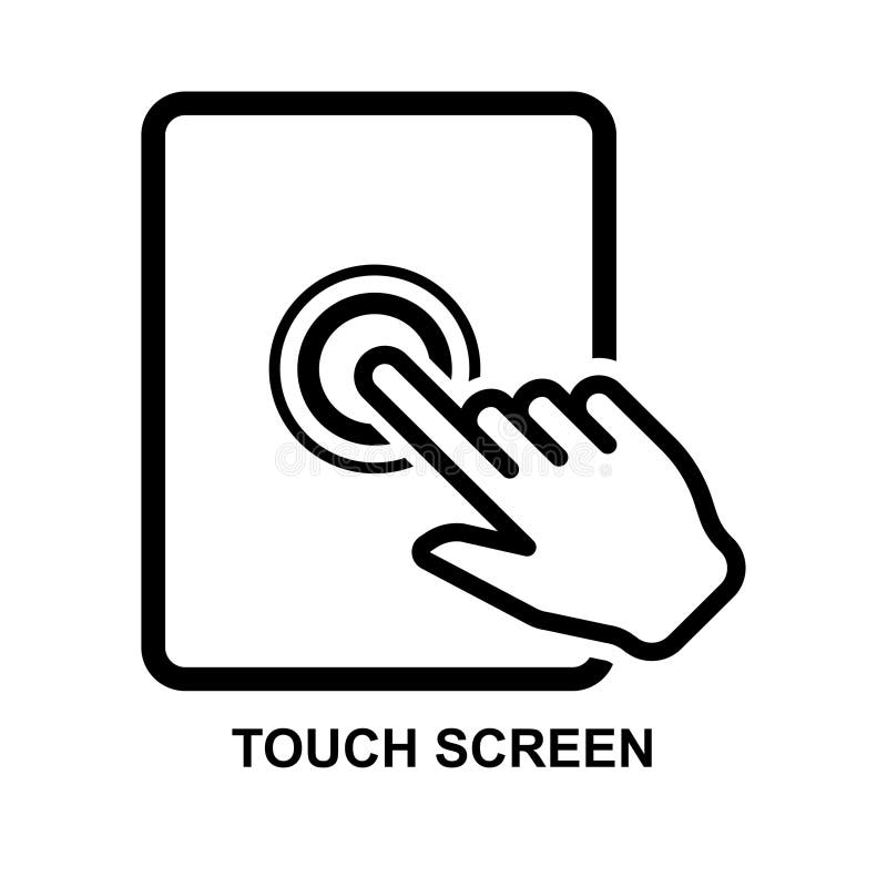 Touch Screen Icon Stock Illustrations – 117,885 Touch Screen Icon Stock ...