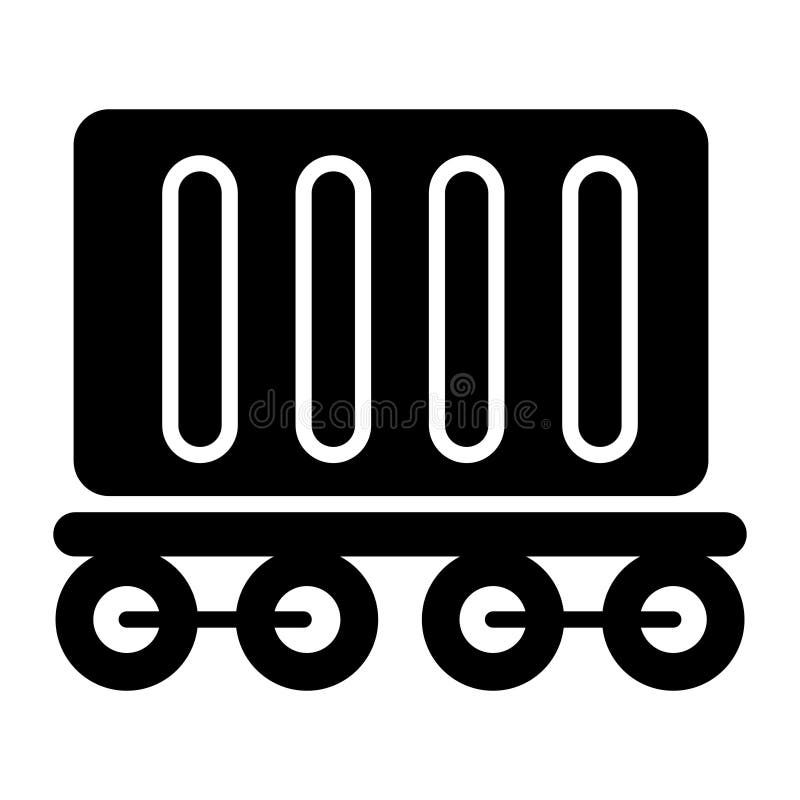 Icon of Train Cargo Container, Logistics Concept Stock Vector ... Icon of Train Cargo Container, Logistics Concept Stock Vector ...