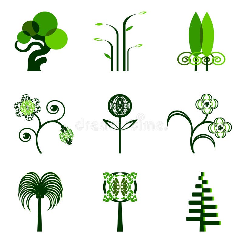 Icon tree. stock vector. Illustration of garden, form - 70383211