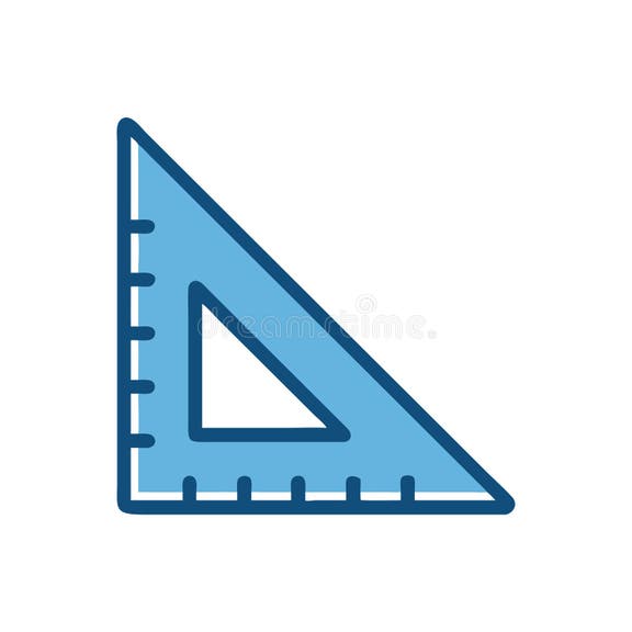 Icon for Triangles in Math stock vector. Illustration of triangles ...