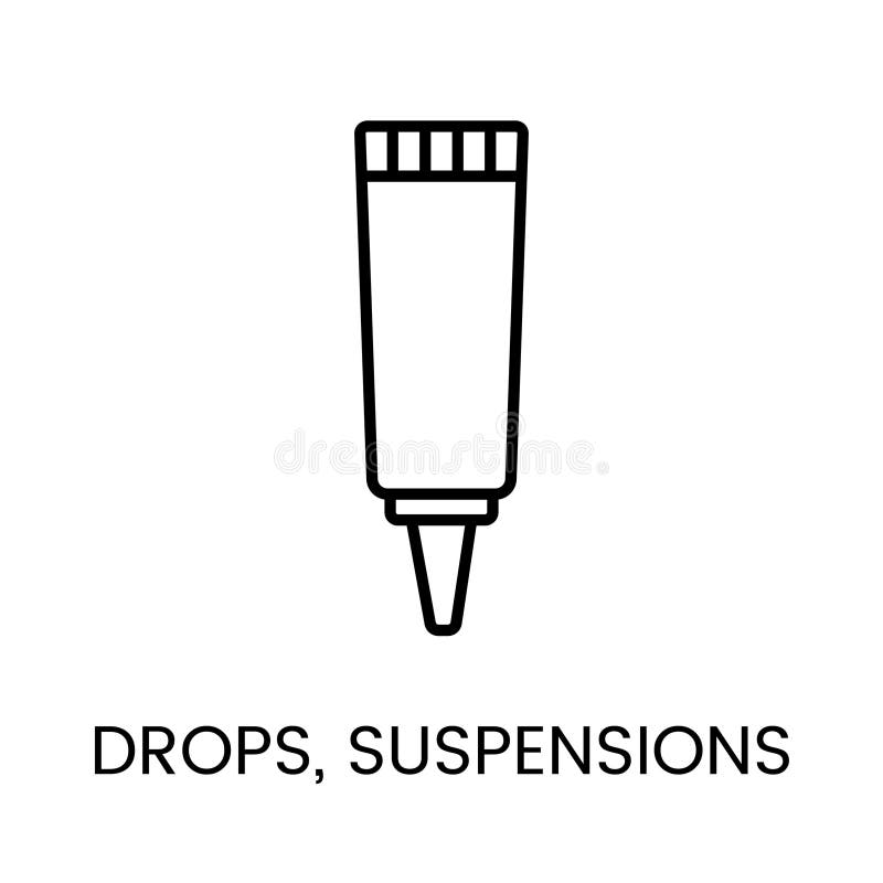 An Icon of a Tube Applicator in Vector, Symbolizing Spot-on Medication ...
