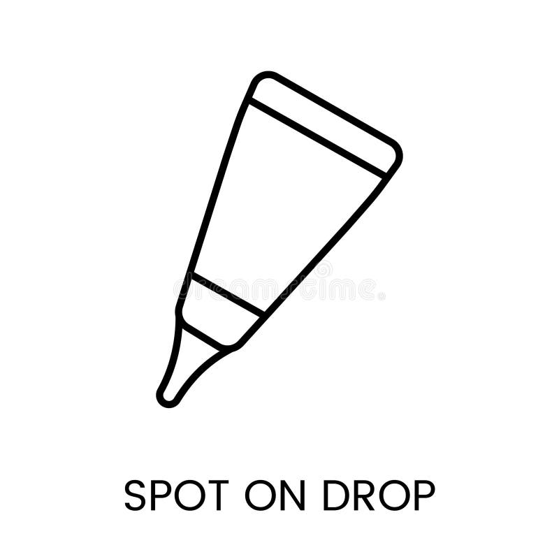 An Icon of a Tube for Spot on Medication in Vector, Symbolizing ...